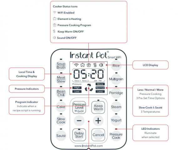 Instant Pot Smart WiFi User Manual - Text Manuals